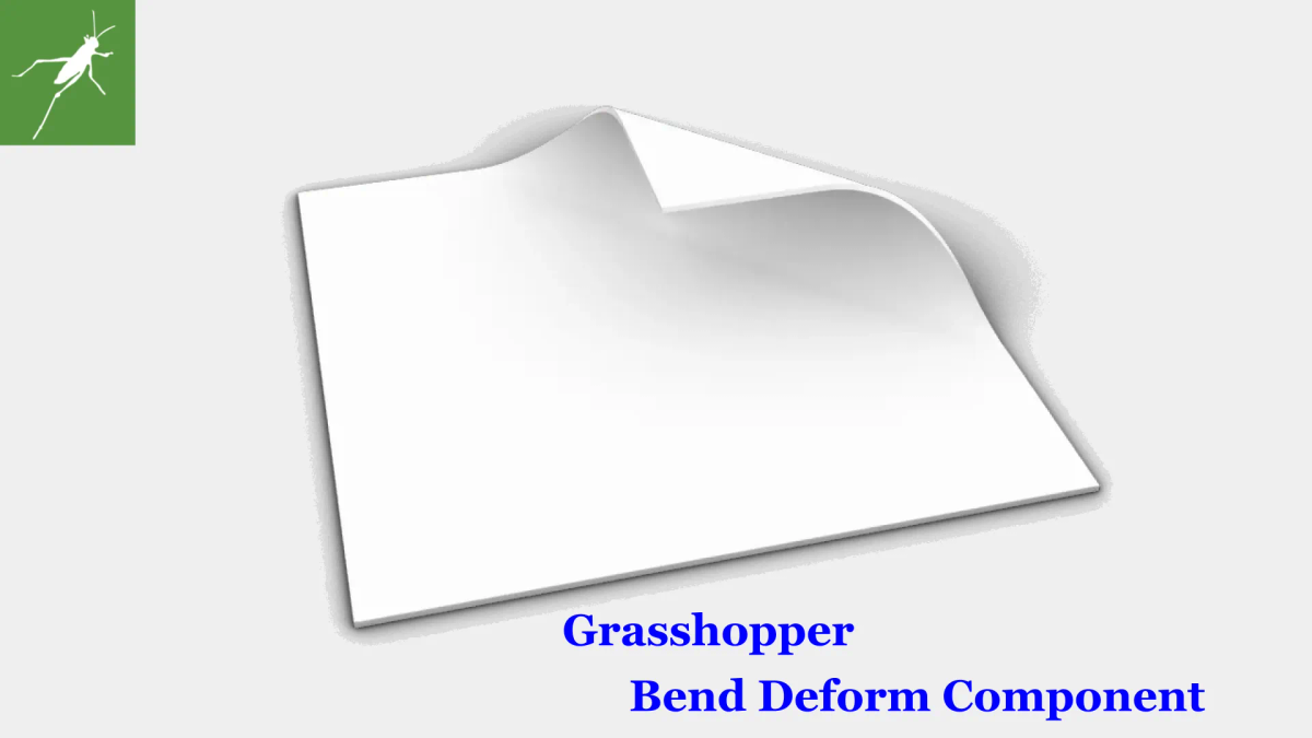 【Grasshopper】Bend Deform Component | STUDIO TAMA