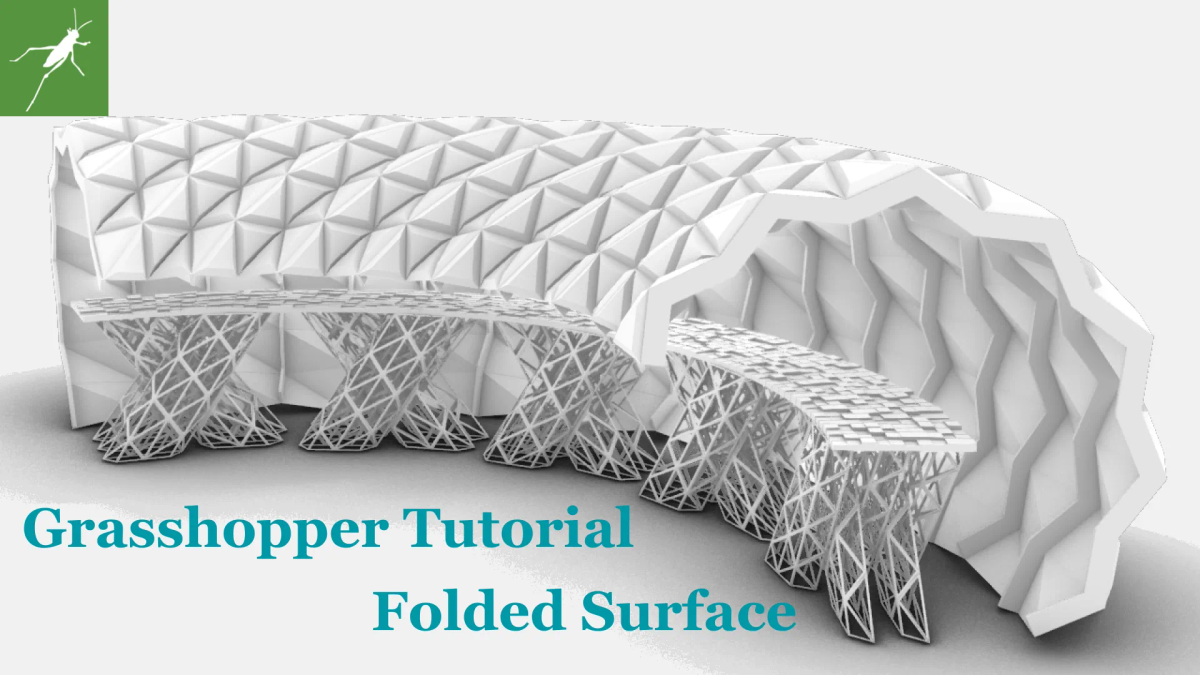 【Grasshopper Tutorial】 Folded Surface | STUDIO TAMA