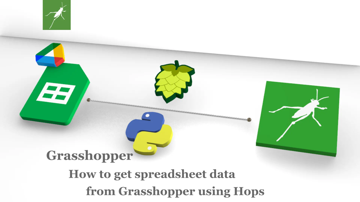 【Grasshopper】Hopsを使用してSpreadSheetのデータをGrasshopperから取得する | STUDIO TAMA