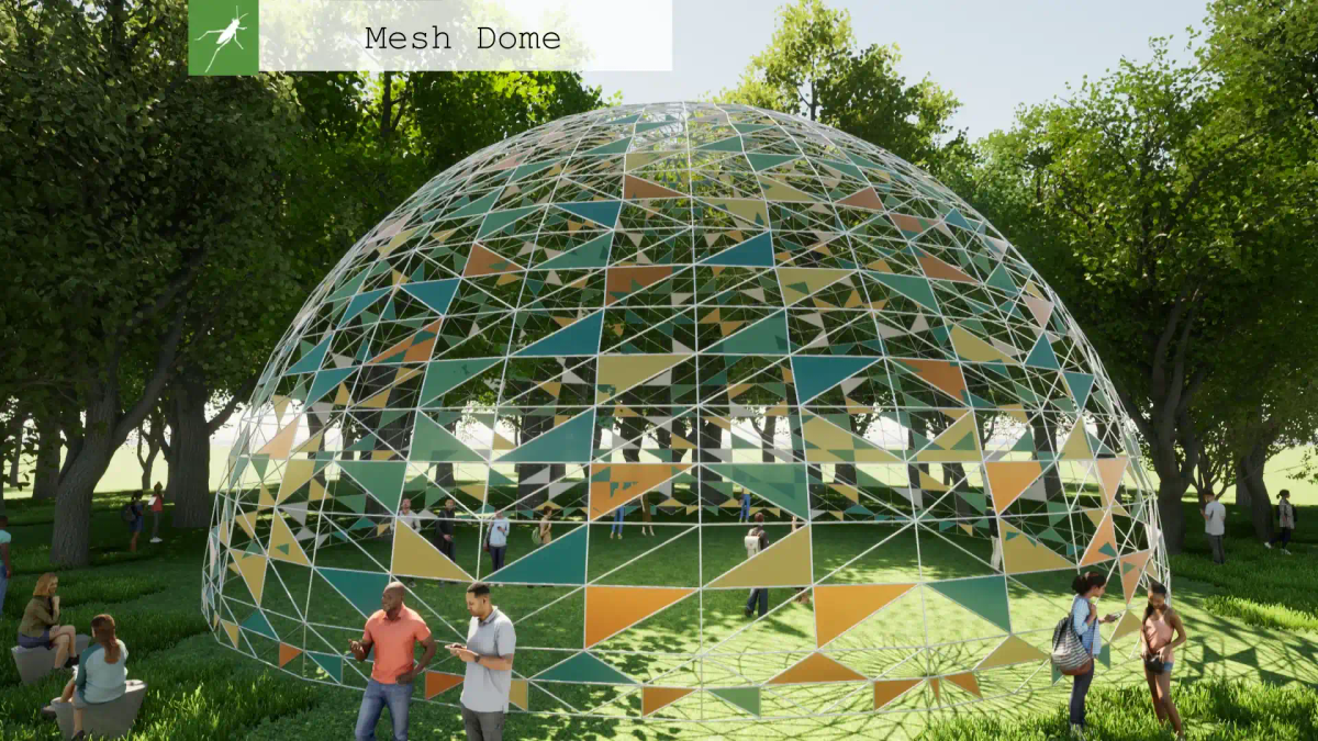 【Grasshopper Tutorial】 Mesh Dome | STUDIO TAMA