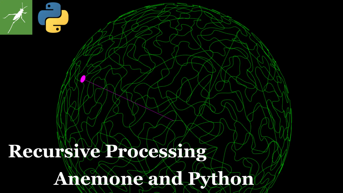 【Grasshopper Tutorial】 Recursive Processing Anemone and Python | STUDIO TAMA