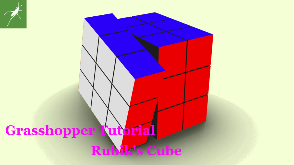 【Grasshopper Tutorial】 Rubik's Cube | STUDIO TAMA