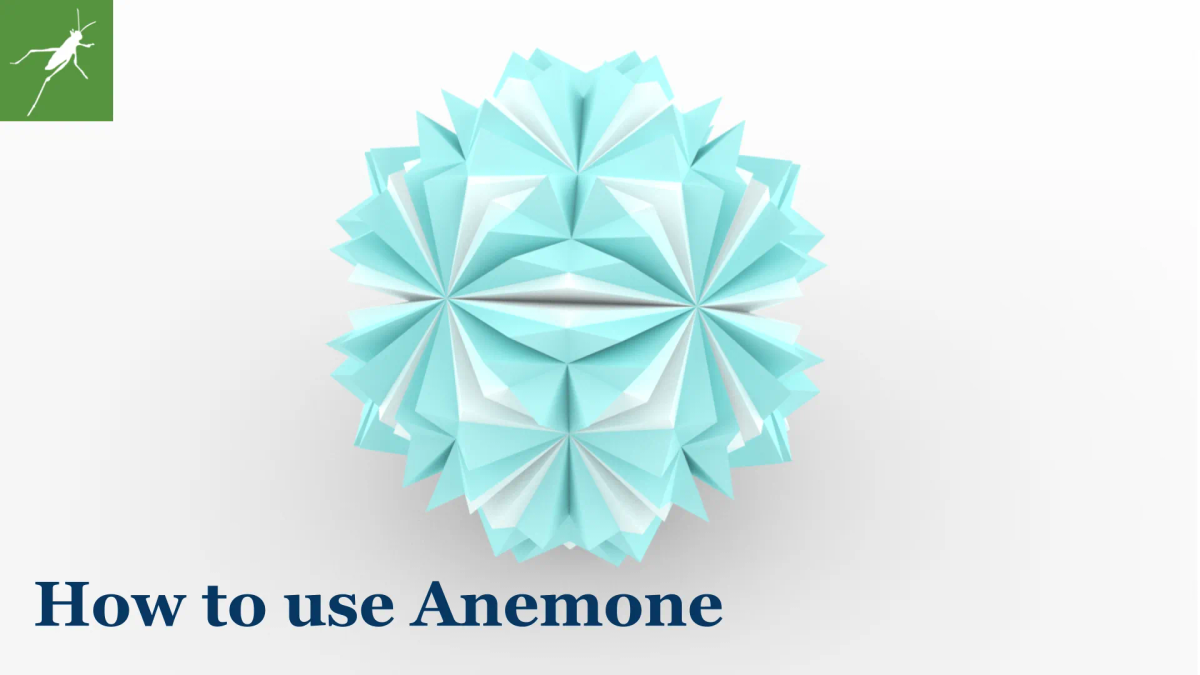 【Grasshopper Tutorial】 How to use Anemone | STUDIO TAMA