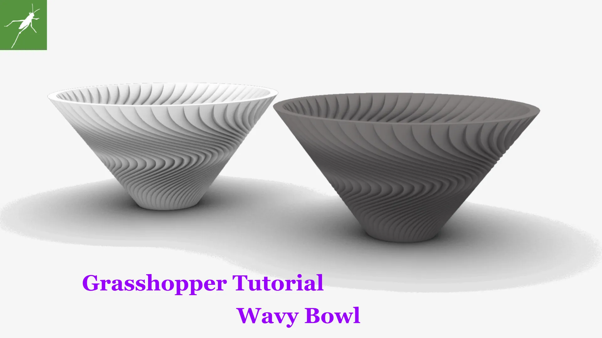 【Grasshopper Tutorial / 3D Printing 】Wavy Bowl | STUDIO TAMA